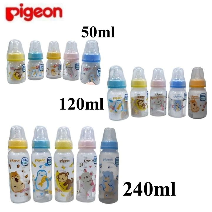 Jual BOTOL PIGEON PERISTALTIC STANDART Paket hemat 240ML 3IN1 isi 3 ...