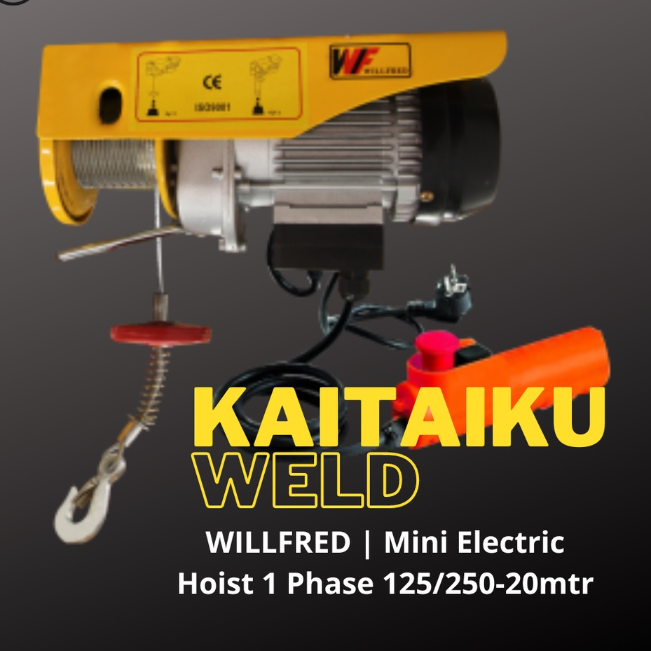 Jual MINI ELECTRIC HOIST 1PHASE 125/250-20METER (Mesin Katrol Elektrik ...