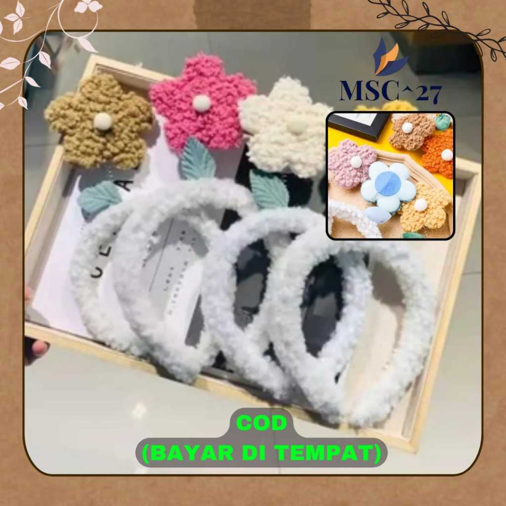 Jual Bando Karakter Bunga Cantik dan Lucu Korean Style Bondu Rambut ...