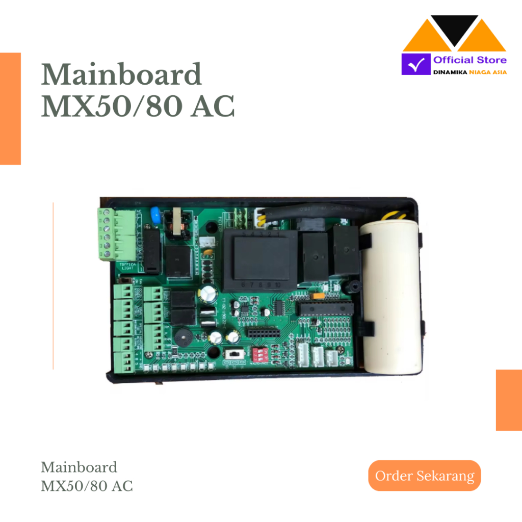 Jual Mainboard Controller MX50/MX80 AC Barrier Gate Board Pengontrol ...