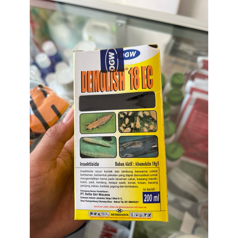 Jual Insektisida Demolish 18ec 200ml, Abamectin 18g/l | ORIGINAL ...