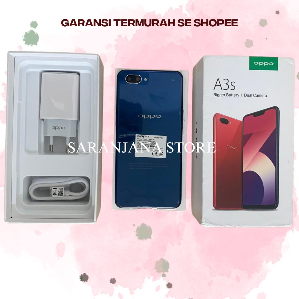 Jual HP BARU OPPO A3S RAM 6/128GB GARANSI 1 TAHUN | Shopee Indonesia