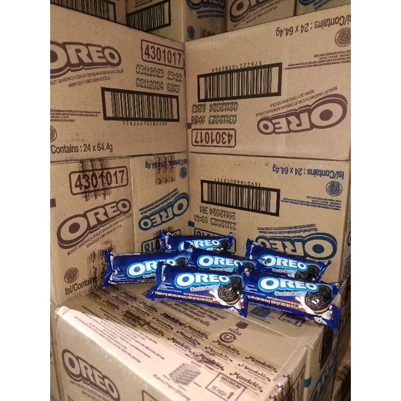 Jual Oreo biscuit 1 karton (64gr x 24 ) | Shopee Indonesia