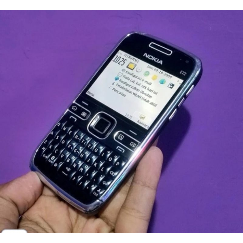 Jual Hp jadul Nokia E72 black original mulus normal hp langka no nokia e90 e71 | Shopee Indonesia
