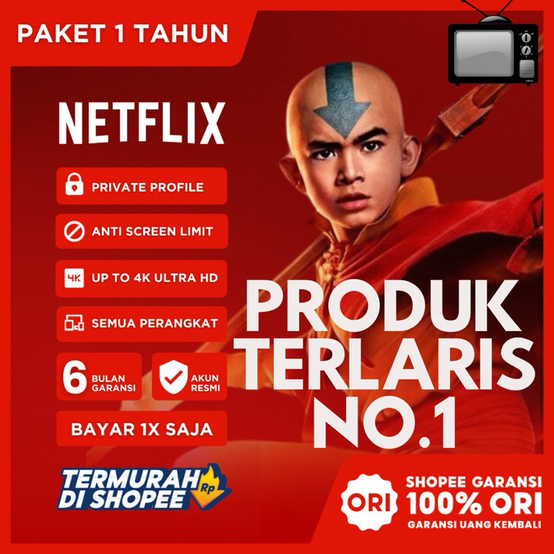 Jual NETFLIXX PREMIUN NETFLIXXX PREMIUM 1 BULAN FULL GARANSII ULTRA HD 4K | Shopee Indonesia
