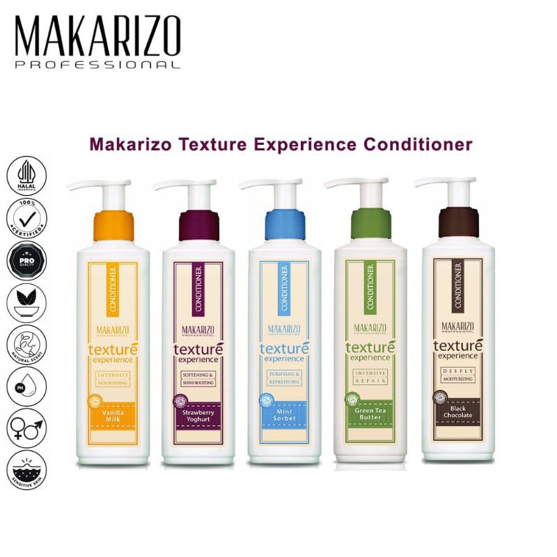 Jual MAKARIZO TEXTURE EXPERIENCE SHAMPOO & CONDITIONER 250ML | Shopee ...