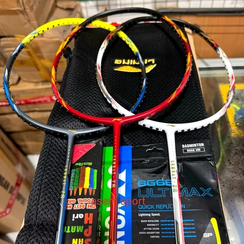 Jual RAKET BADMINTON LINING COMBAT Z8 ORIGINAL | Shopee Indonesia