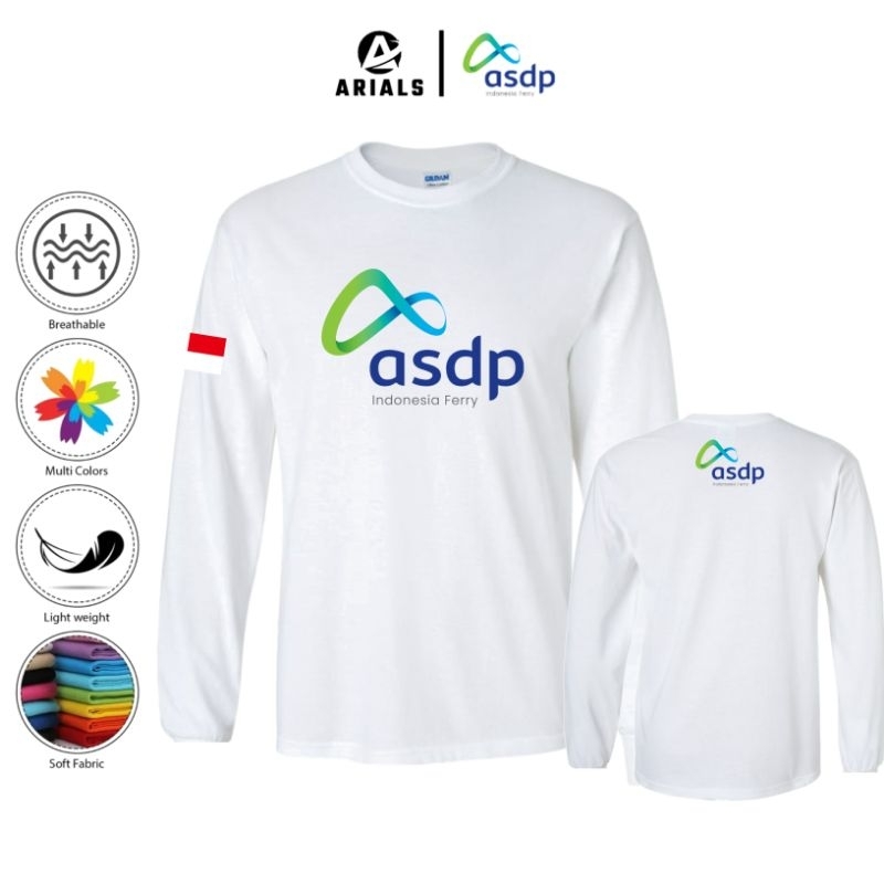 Jual Arials Kaos Baju Lengan Panjang ASDP Indonesia Ferry Persero ...