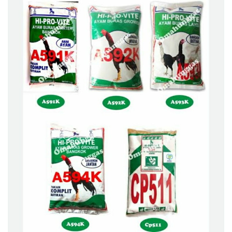 Jual HI PRO VITE 511/591K/592K/594K Hi Pro Vite Pakan Ayam Bangkok Dan ...