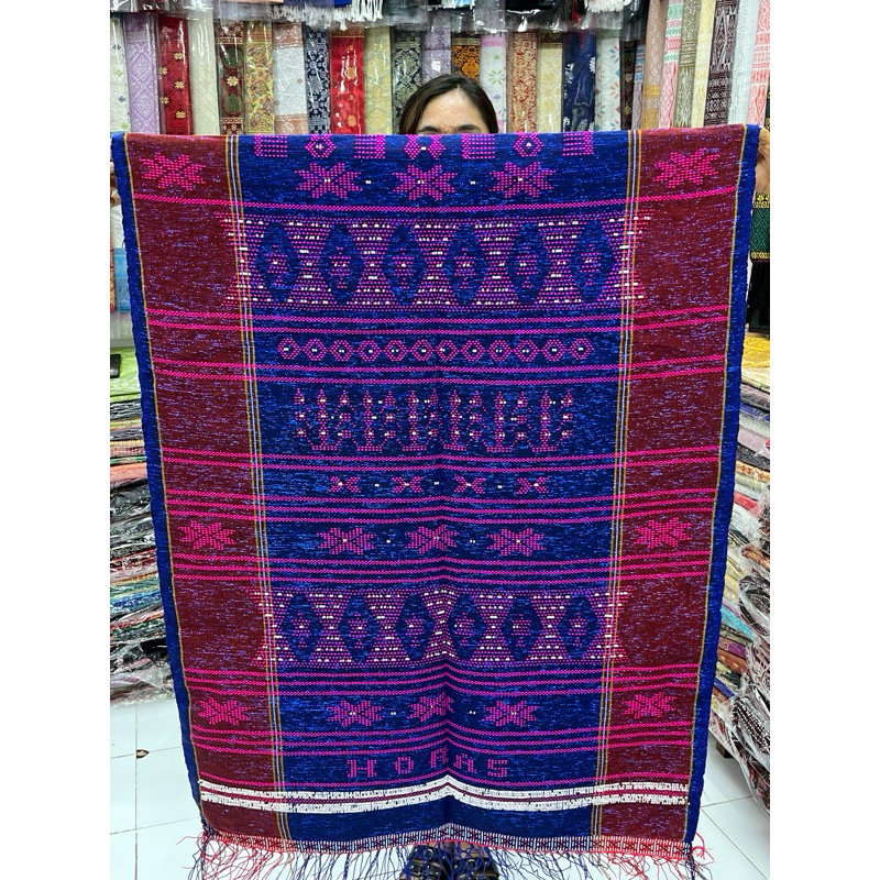 Jual Ulos sadum sirat 10 ulos sadum biru untuk bere dan boru | Shopee Indonesia