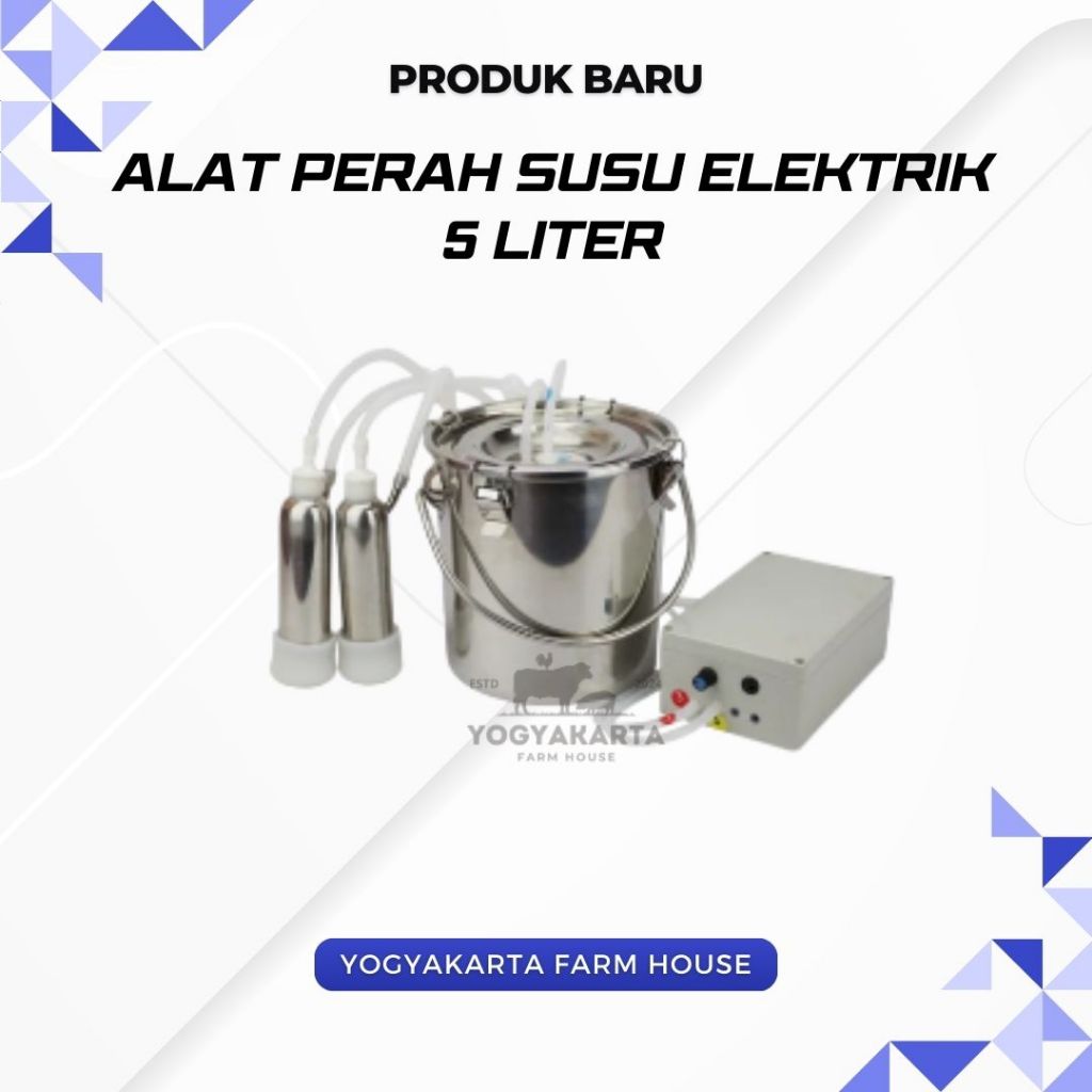 Jual Alat Perah Susu Elektrik 5L - Alat Perah Susu Kambing Sapi Milking ...