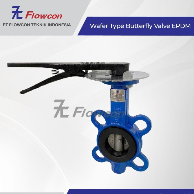 Jual BUTTERFLY VALVE WAFER TYPE EPDM LEVER 10" - 12" FLOWCON | Shopee Indonesia