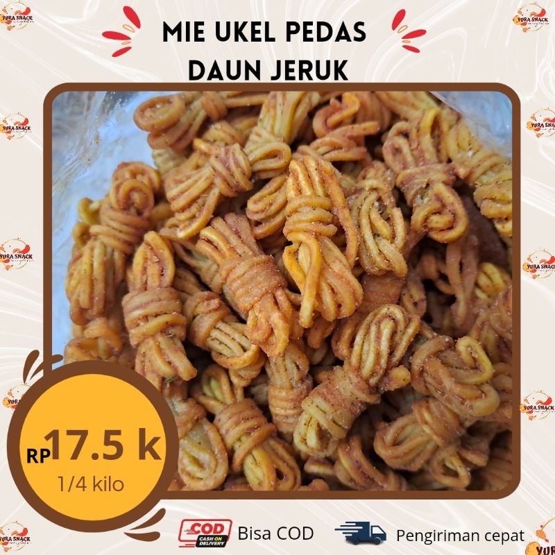 Jual Mie Gulung Viral Rasa Pedas Balado Daun Jeruk Kriuk Renyah Kemasan ...