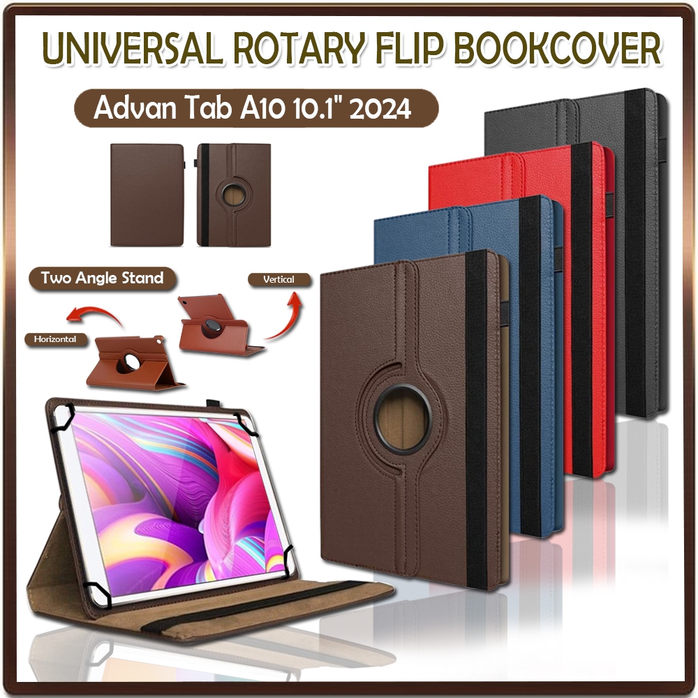 Jual ADVAN Tab A10 A 10 10.1" 2024 UNIVERSAL Flipcase Rotating Rotary ...