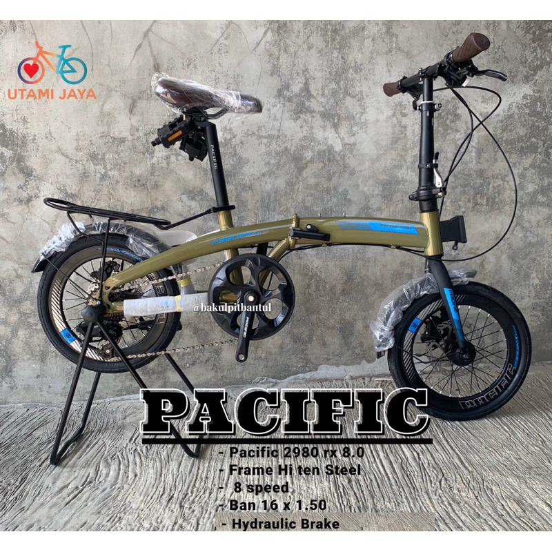 Jual Sepeda Lipat ring 16 Pacific 2980 rx 8,0 | Sepeda lipat Pacific ...