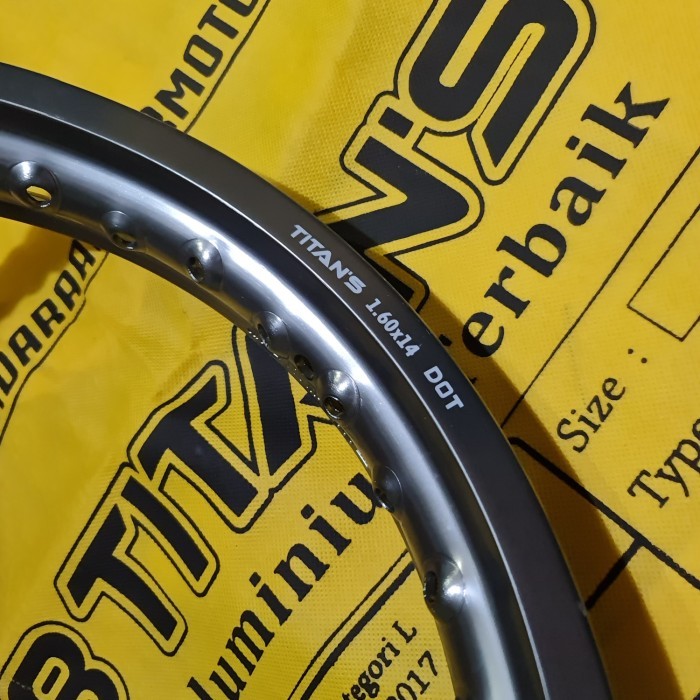 Jual Velg Titans Kilat Titanium Excel Titanium 1.60 1.85 x14 | Shopee Indonesia