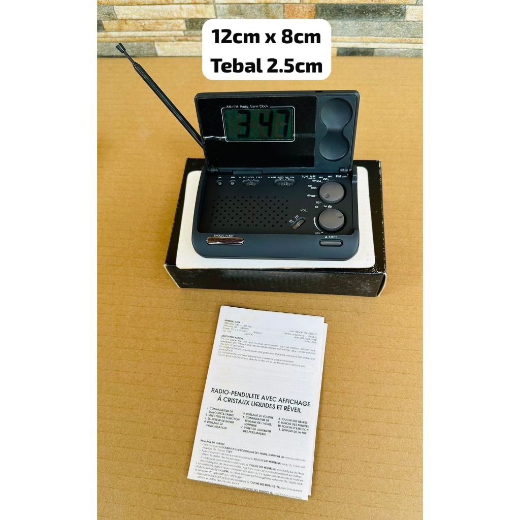 Jual RADIO CLASIC 80han 90han MODEL LIPAT DENGAN JAM DIGITAL RADIO ...