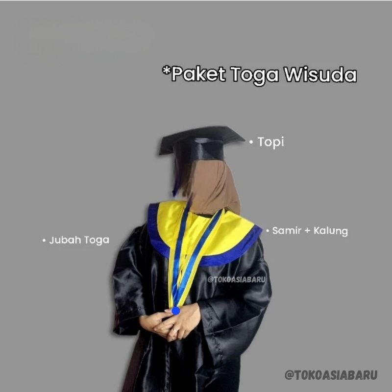 Jual TOGA WISUDA SMP/SMA/MAHASISWA SERAGAM | Shopee Indonesia