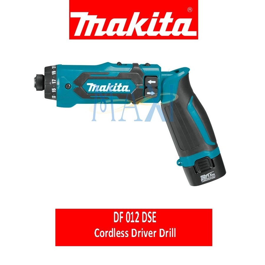 Jual Makita DF 012 DSE / DF012DSE Cordless Driver Drill - Mesin obeng ...