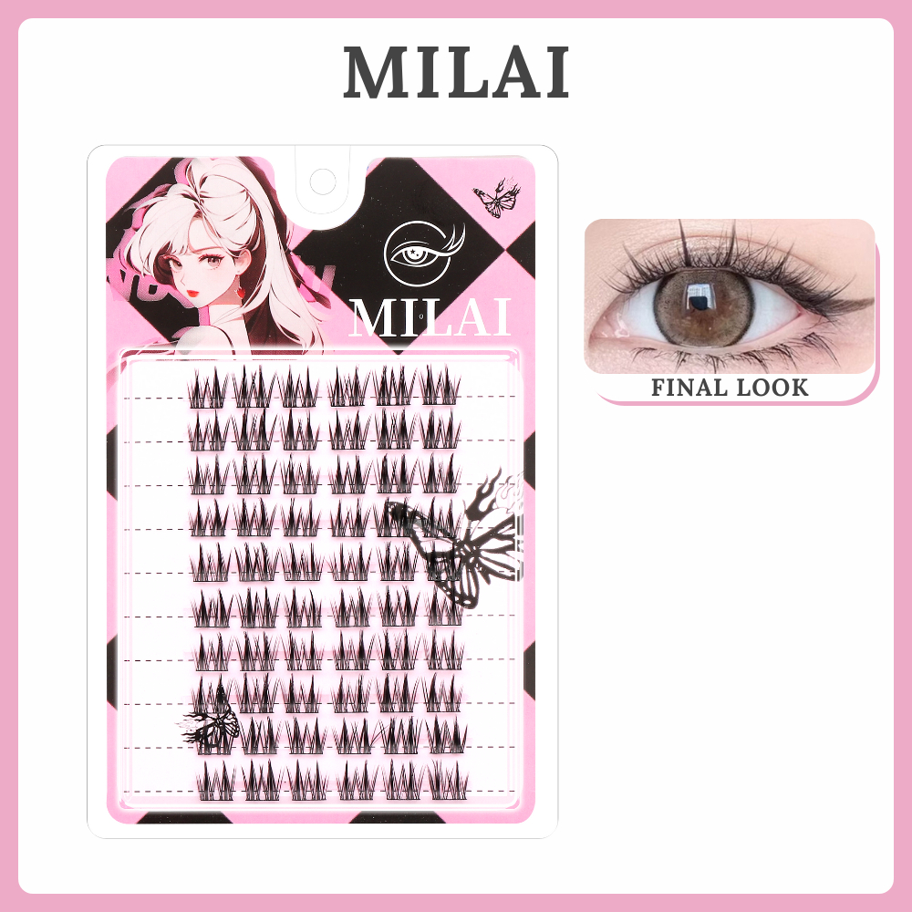 Jual MILAI B09 Korean Look Bulu Mata Palsu Lem - Eyelash Ekstension ...