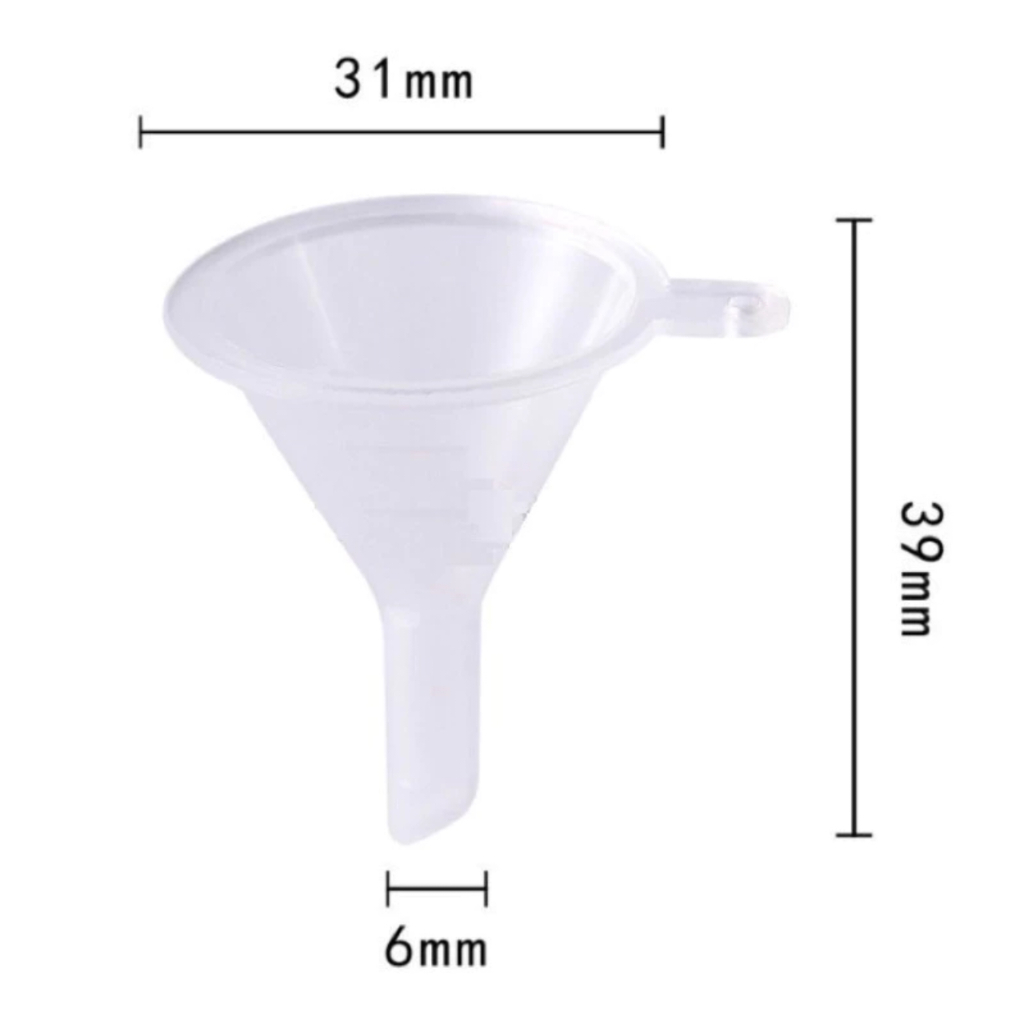 Jual / 10 pcs CORONG PLASTIK MINI / CORONG MINI PARFUM MINYAK WANGI ...