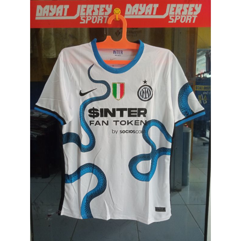 Jual Jersey Inter Milan Away RETRO motif naga | Shopee Indonesia