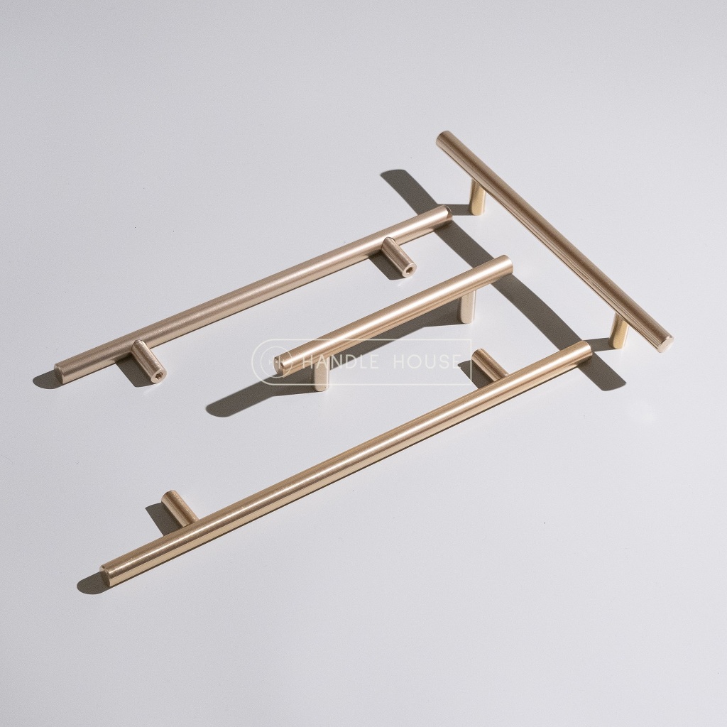 Jual Gold Simple T-Shaped Aluminum Handle -Tarikan Gagang Lemari Laci ...