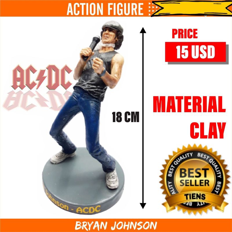 Jual Action figure brian johnson ACDC hiasan properti rumah hiasan rak ...