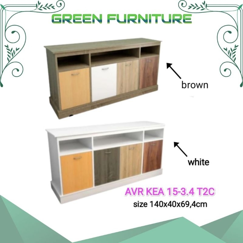 Jual meja tv kea panel AVR KEA 15 3.4 T2C buffet tv. credenza minimalis ...