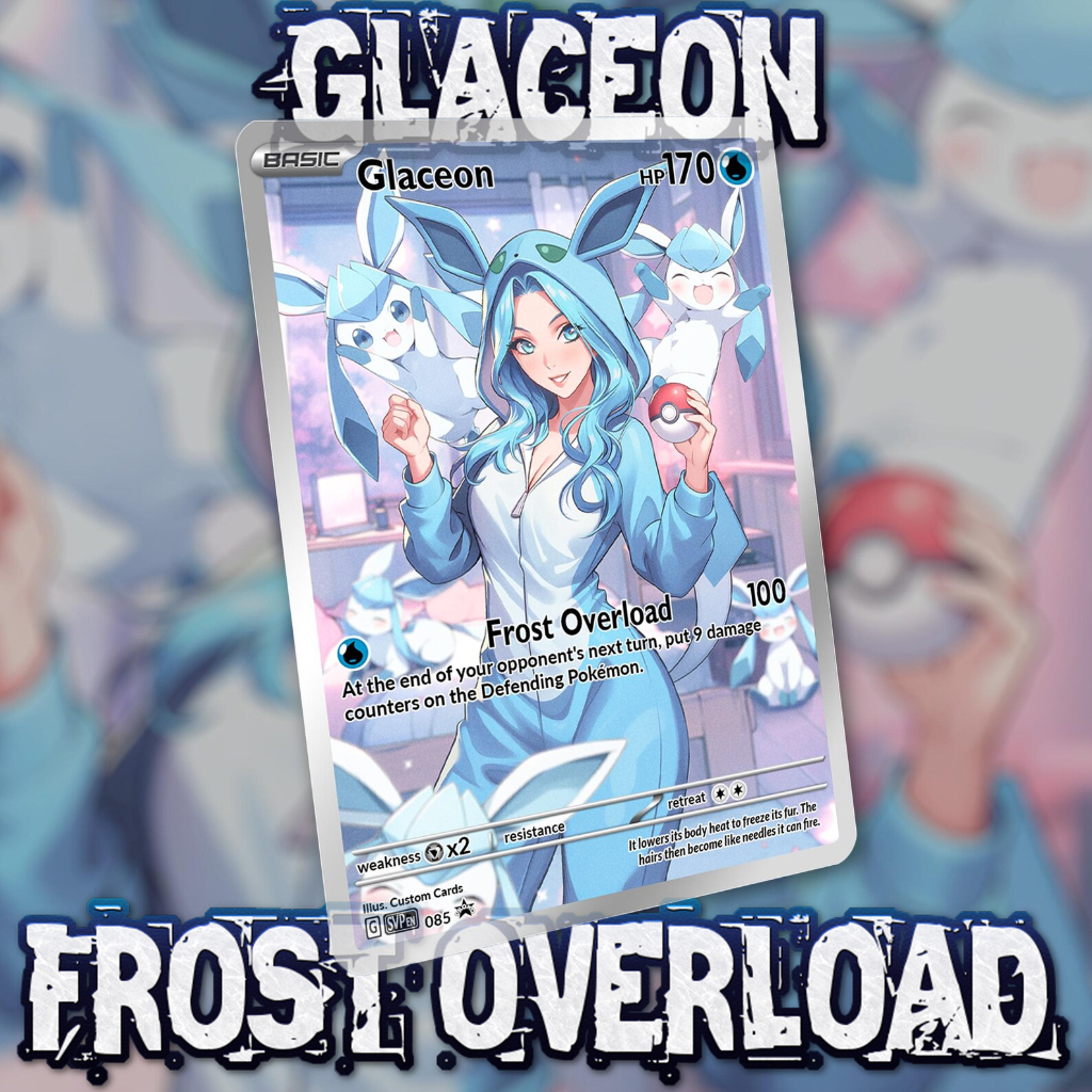 Jual KARTU POKEMON TCG HOLOGRAM ENGLISH VERSION FULL ART - GLACEON ...