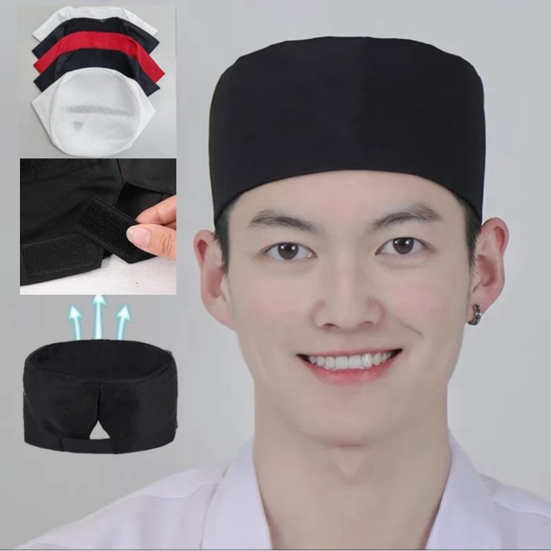 Jual Topi Koki Topi Chef Jaring Chef Hat Hotel Topi Sushi Restaurant ...