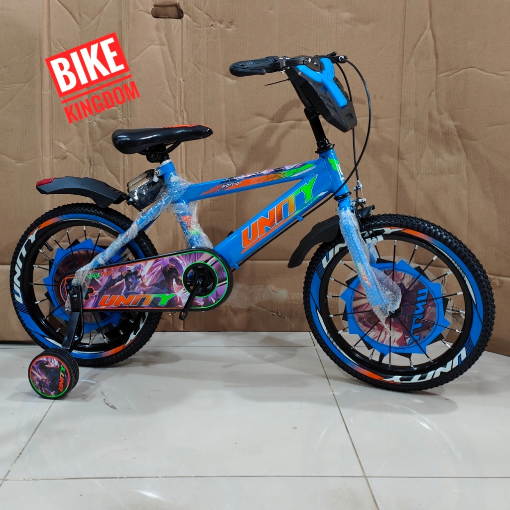 Jual sepeda BMX anak UNITY WARRIOR ready ukuran 16 dan 18 inch ban ...