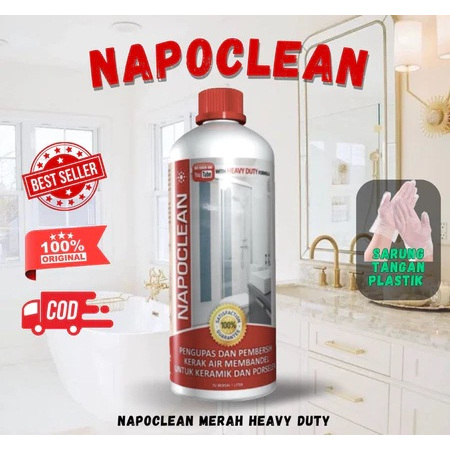 Jual Kemasan 1 liter Napoclean Merah heavy duty | Shopee Indonesia