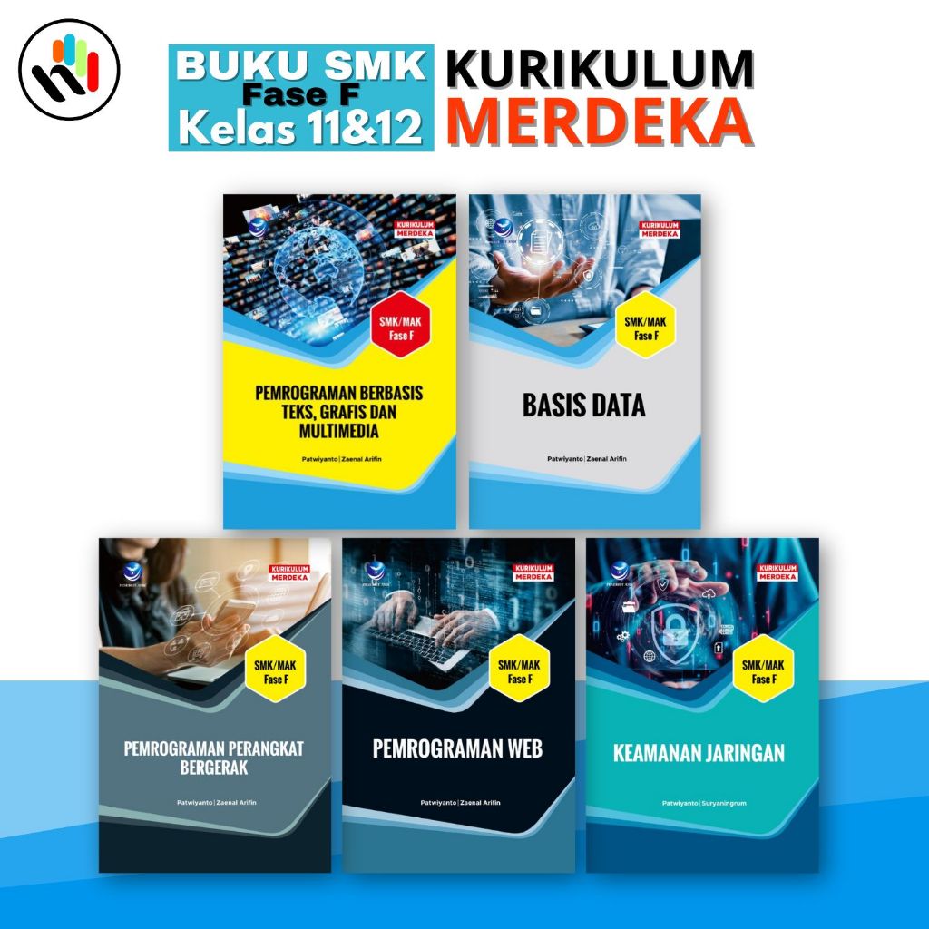 Jual Buku Kurikulum Merdeka Kelas 11,12 SMK Fase F : Keamanan Jaringan ...