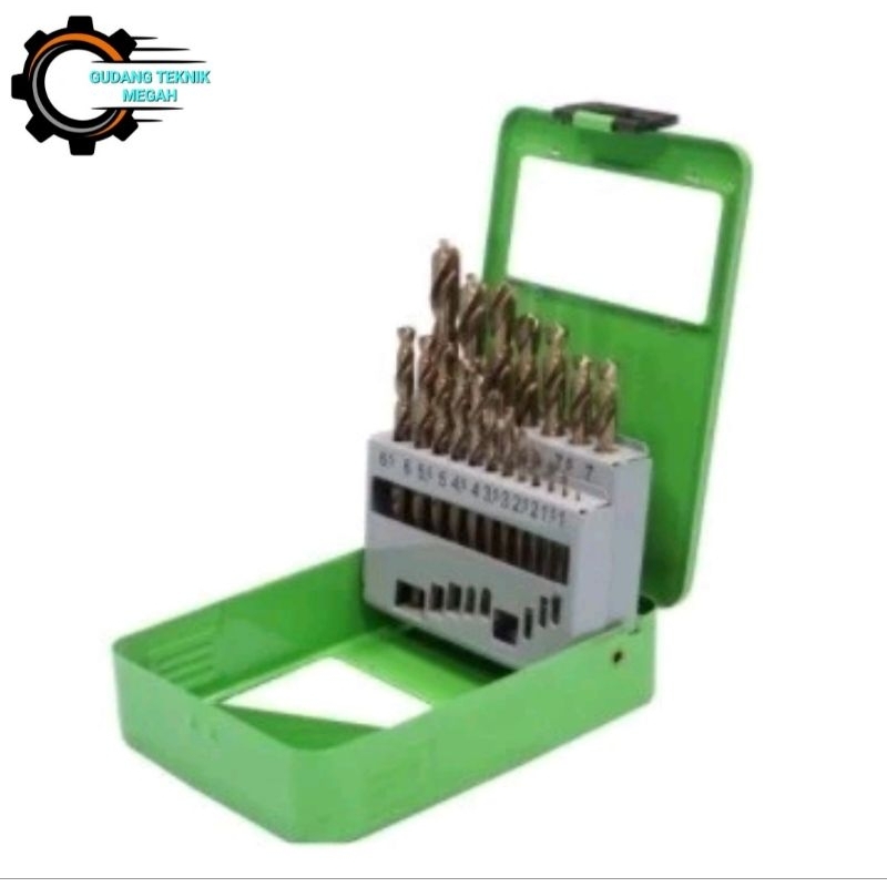 Jual RYU MATA BOR SET HSS COBALT 1-10MM / DRILL BIT SET 19PCS | Shopee Indonesia