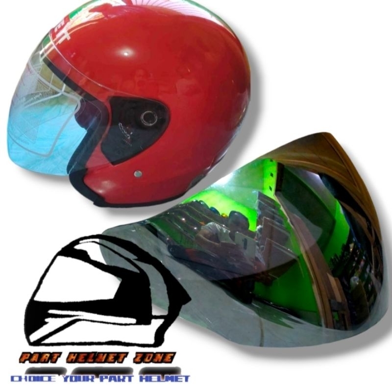 Jual (NDR-5) Visor Helm Move It (Contoh helm ada di foto iklan ...