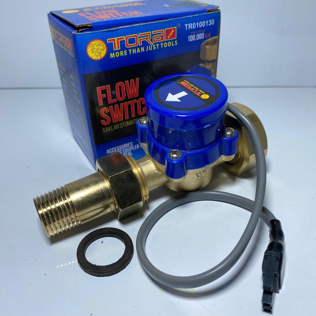 Jual GAMBAR ASLI!!! TORA Water Flow Switch 1" + 3/4" - Saklar Otomatis ...