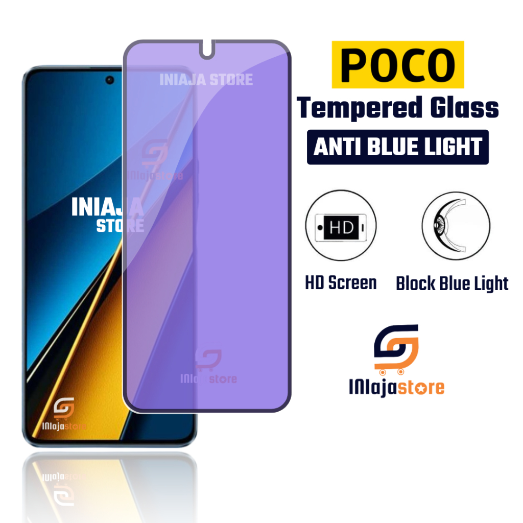 Jual Tempered Glass Anti Blue Light Xiaomi Poco X7 Pro 5G X6 5G X6 Pro 5G X5 X5 Pro 5G X4 GT X4 ...