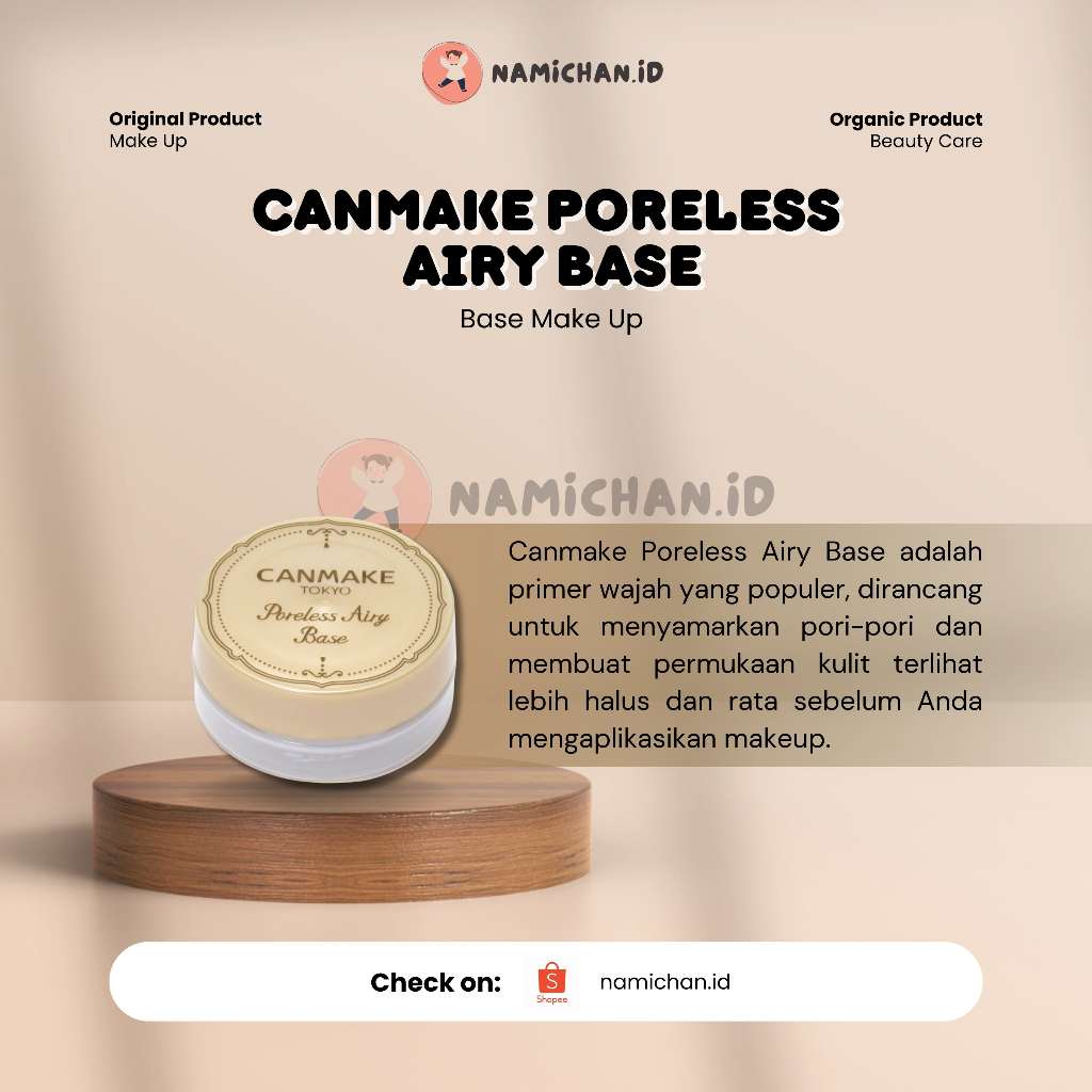 Jual Canmake Poreless Airy Base | Canmake Make Up Base | Canmake ...