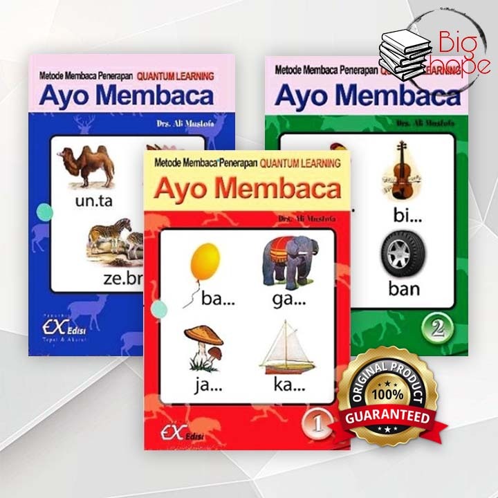 Jual Buku Belajar Membaca - Ayo Membaca - Ali Mustofa - Exdisi - Membaca Metode Quantum Learning ...