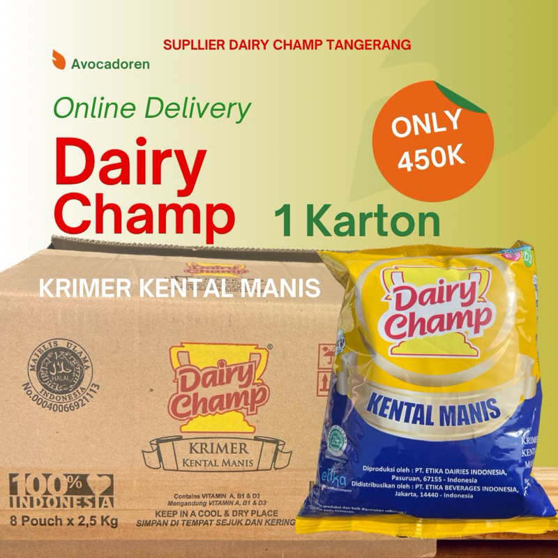 Jual Dairy Champ 2.5kg 1 Dus | Shopee Indonesia