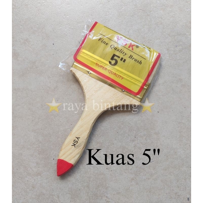 Jual Kuas besar cat tembok 5 inch EF Ysk dinding besi kayu pagar atap ...
