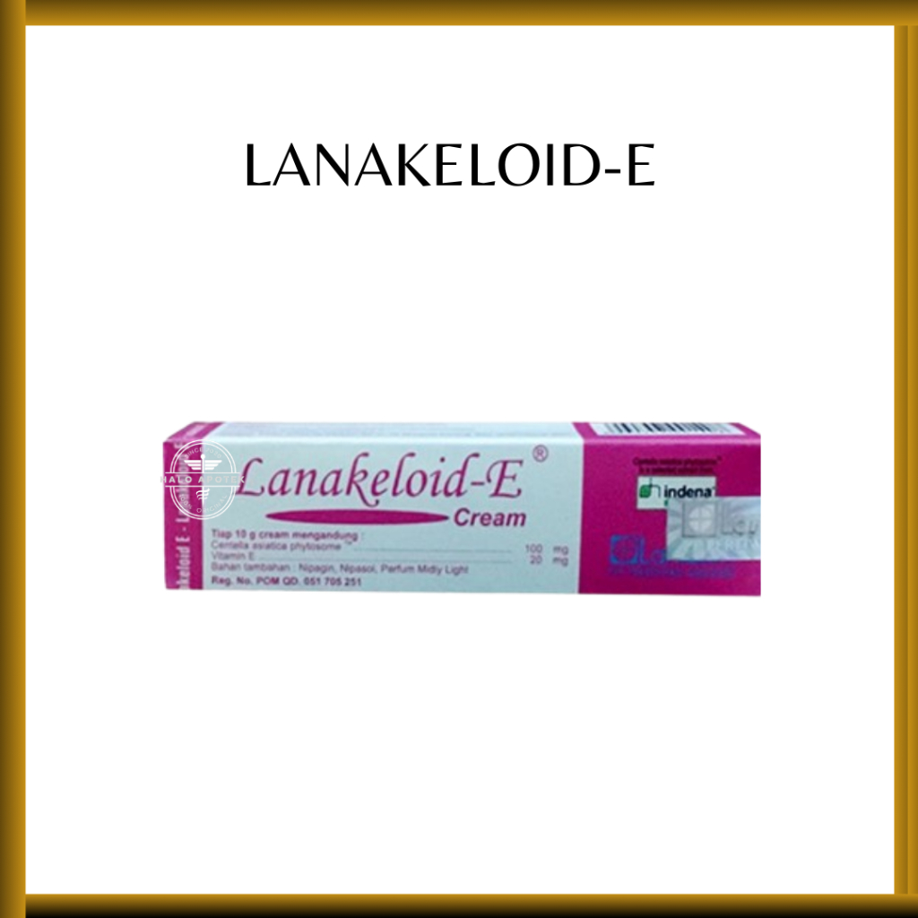 Jual Lanakeloid E Cream 10gr / Krim Penghilang Bekas Luka | Shopee ...
