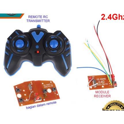 Jual Module PCB Mainan RC Remote Control 2,4Ghz 4Ch GS-6197 Universal ...