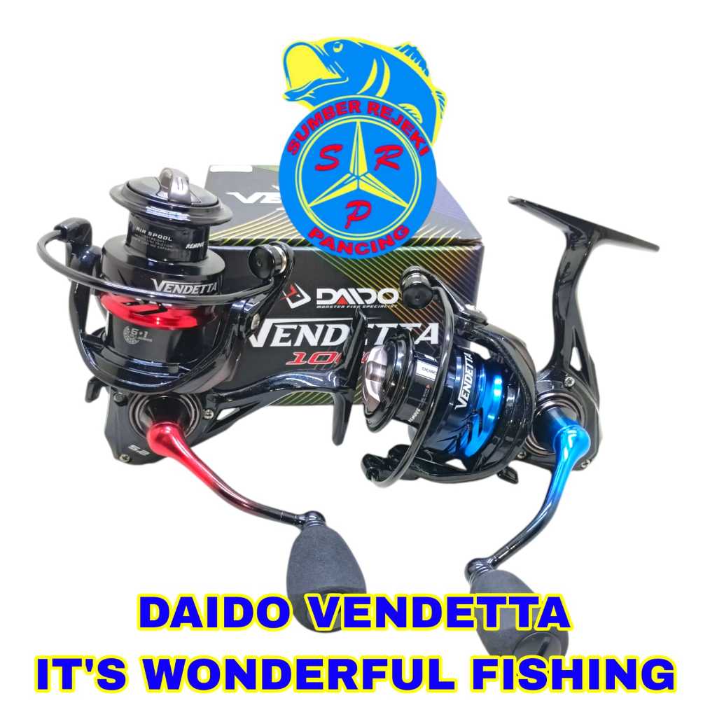 Jual Reel Daido Vendetta Power Handle 1000 2000 3000 4000Rk 6000Rk ...