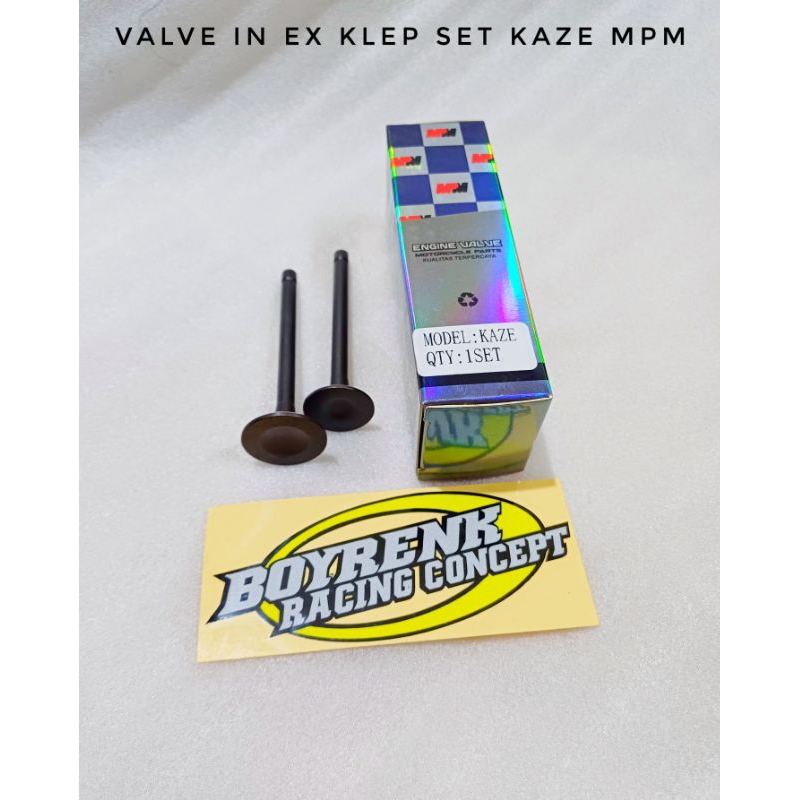 Jual KLEP SET VALVE SET IN EX KAZE MPM-BOYRENK | Shopee Indonesia