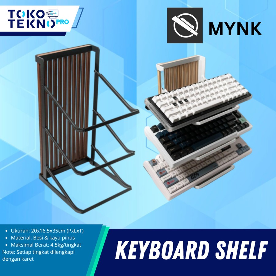 Jual MYNK Keyboard Shelf 3 Tier / Keyboard Display Stand / Keyboard ...