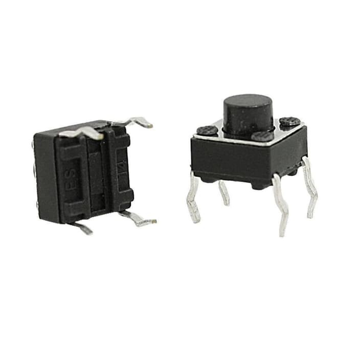 Jual Tactile push button 6x6x5mm 4p 4 p pin 4pin micro switch momentary ...