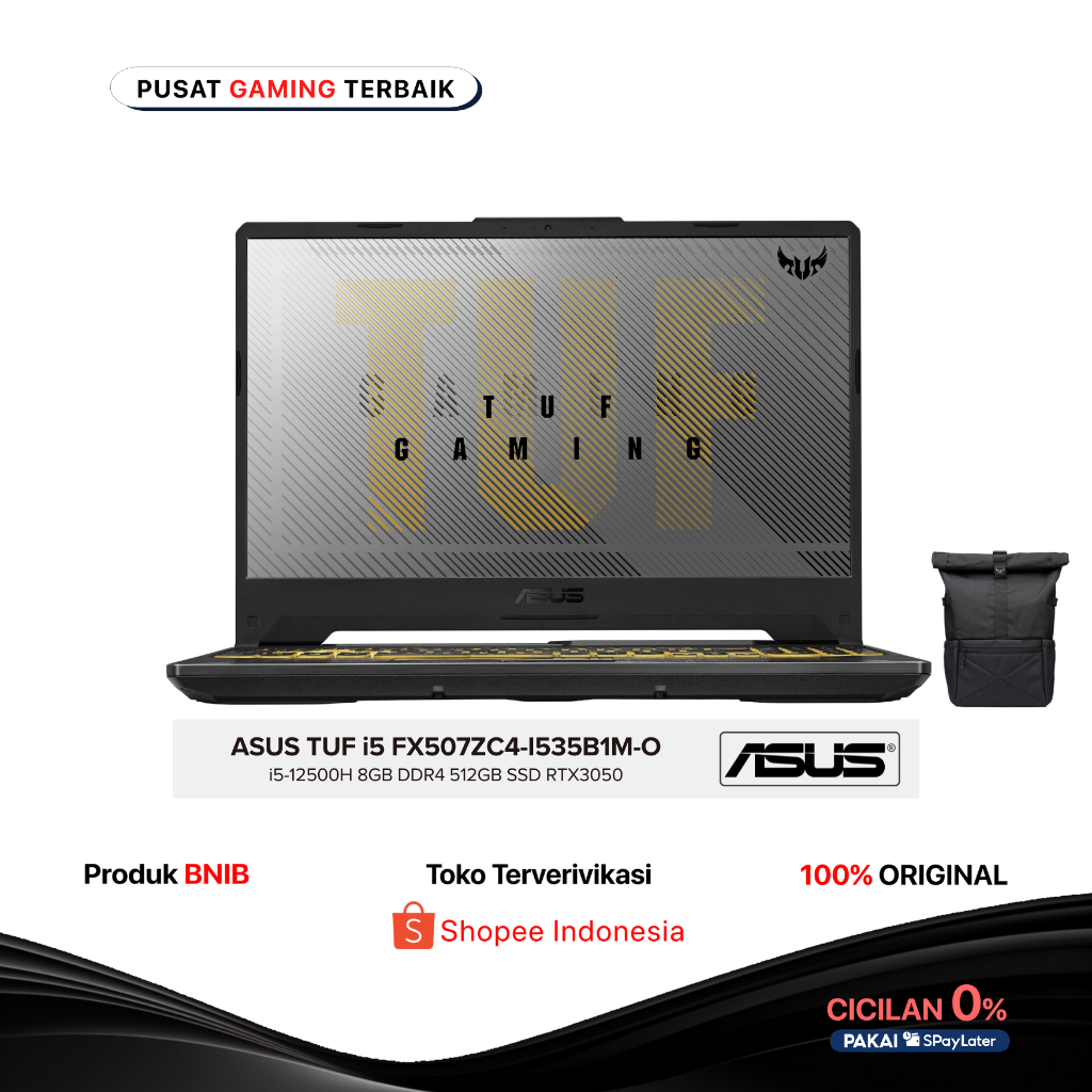 Jual Asus TUF Gaming F15 FX507ZC4 i5-12500H 8GB/512GB RTX3050 15.6 ...