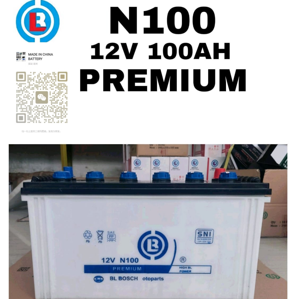 Jual Aki Accu BAOLE N100 12 Volt 100 AH PREMIUM ORIGINAL Aki basah untuk mobil Mercedes Benz ...